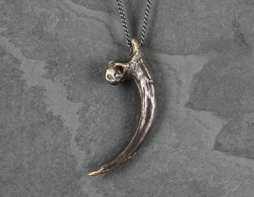 Harpy Eagle Talon - Bronze Eagle Talon Pendant - Raptor Talon Pendant ...