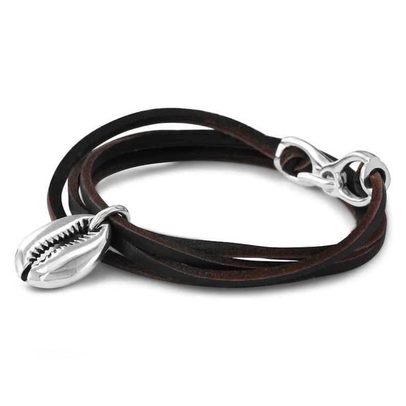 Cowrie Shell Bracelet Antique Silver Shell Bracelet - Etsy