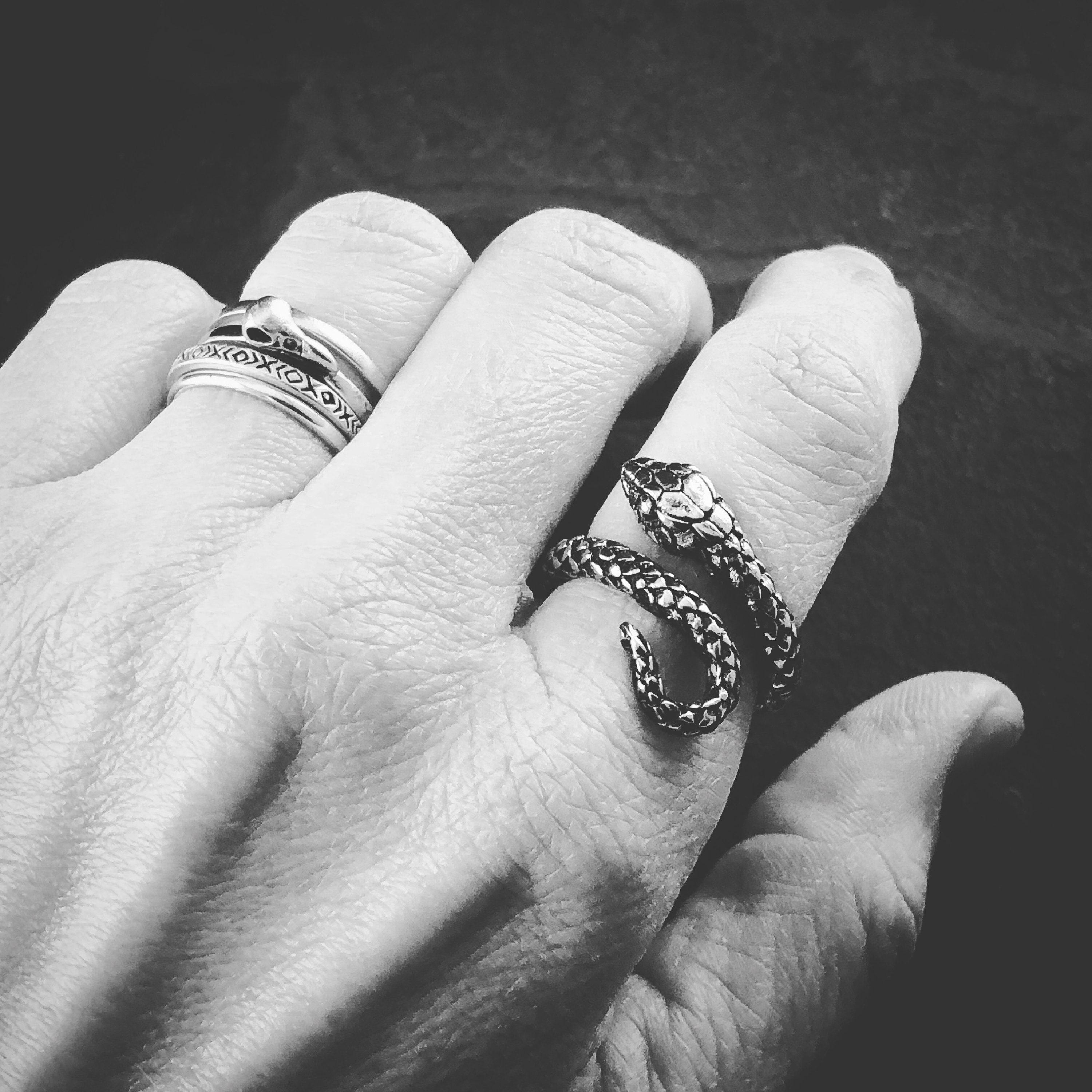 Snake Ring Bronze Snake Bypass Ring Adjustable Snake Ring | Etsy