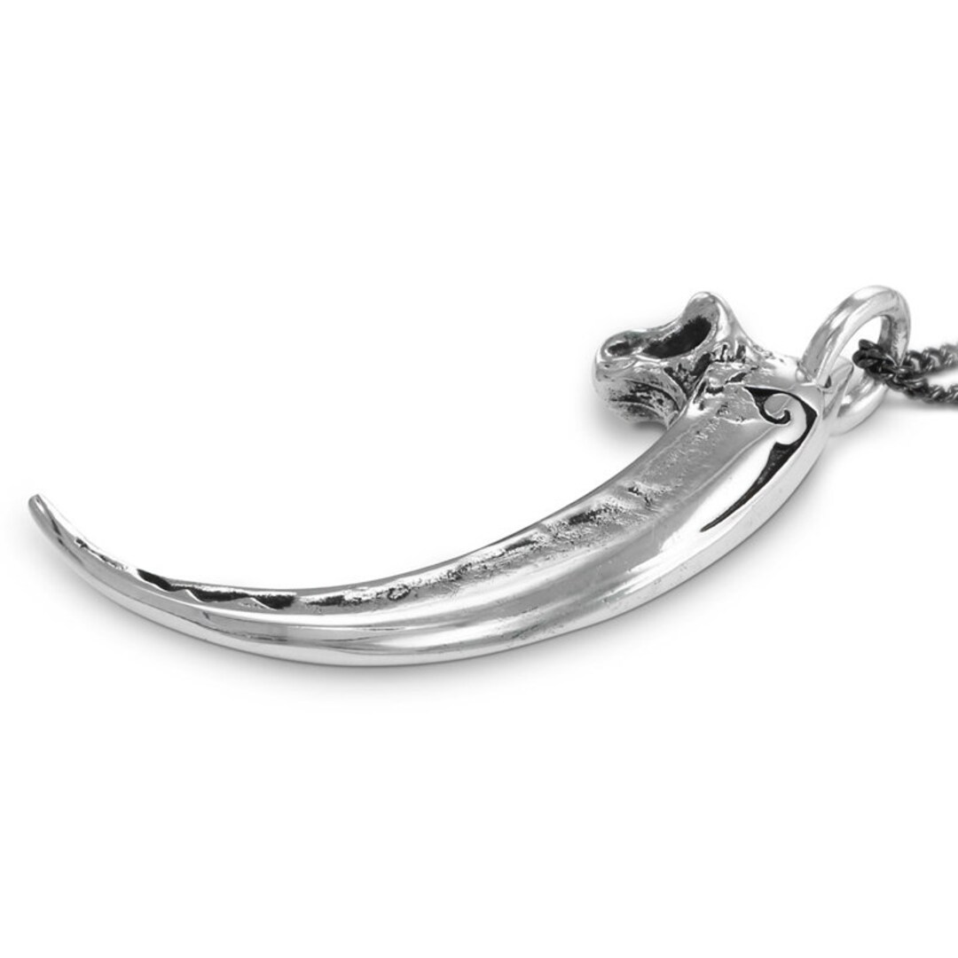 Eagle Talon Necklace - Antique Silver Golden Eagle Talon Pendant - Etsy