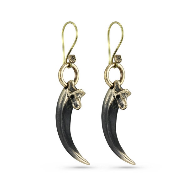 Raven Talon Earrings - Etsy