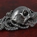 Skull Locket - Sterling Silver Memento Mori - Sterling Silver Human ...
