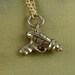 Ray Gun Necklace Bronze Ray Gun Pendant Sci Fi Necklace - Etsy