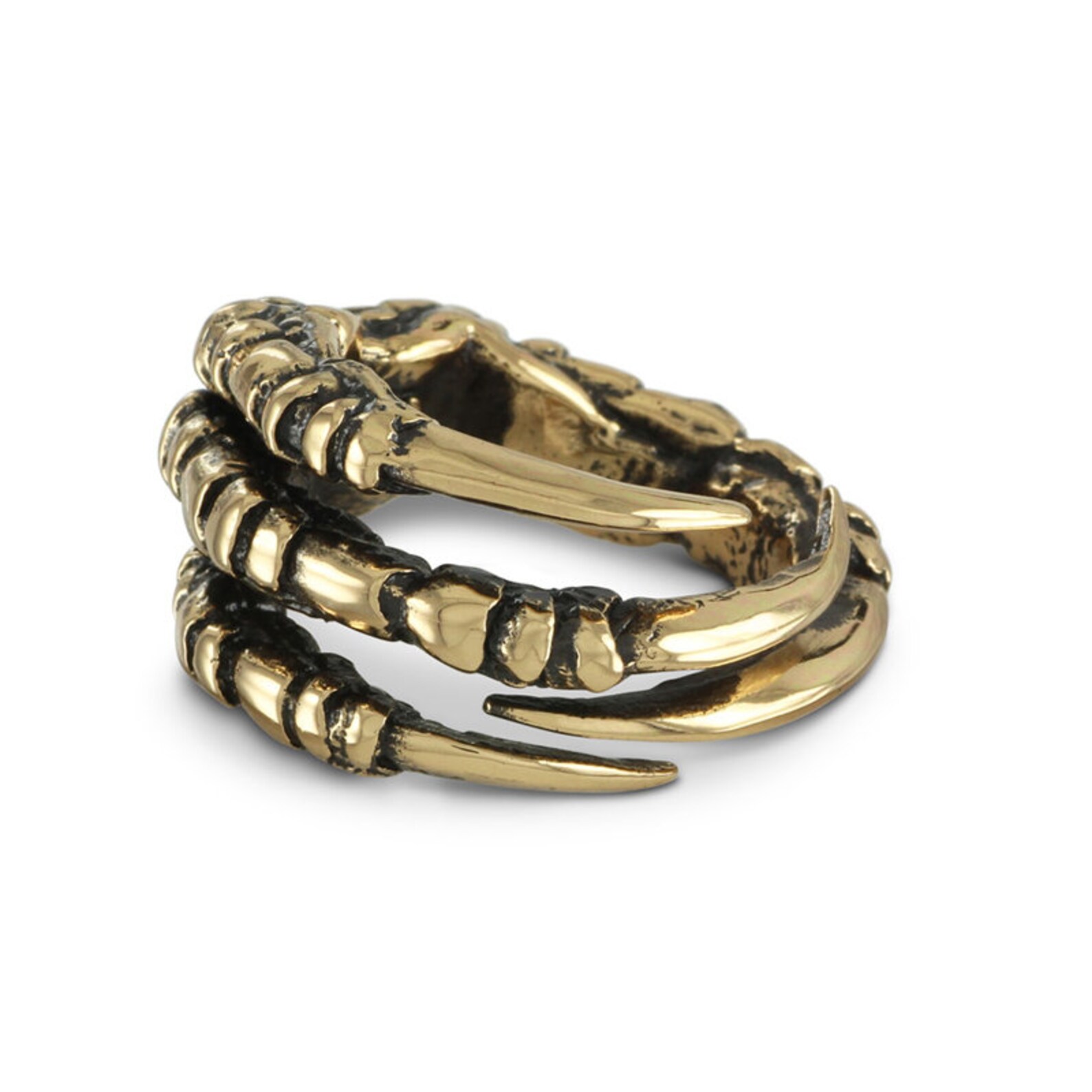 Crow Claw Ring Bronze Bird Claw Ring Raven Claw Ring - Etsy