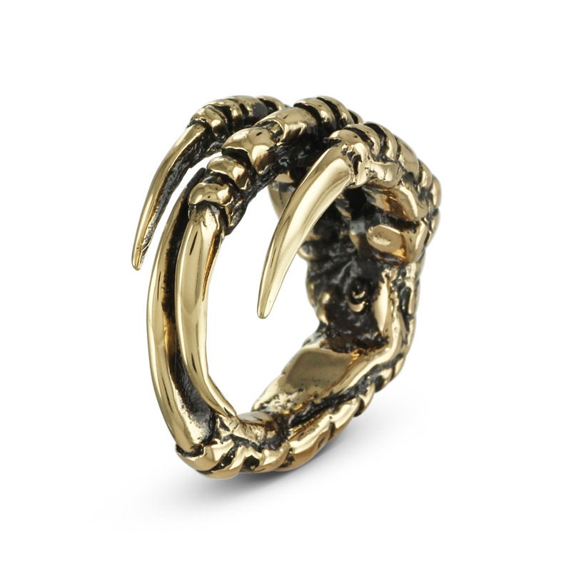 Raven Claw Ring - Etsy