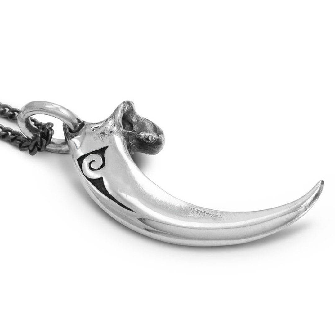 Eagle Talon Necklace - Antique Silver Bald Eagle Talon Pendant - Etsy