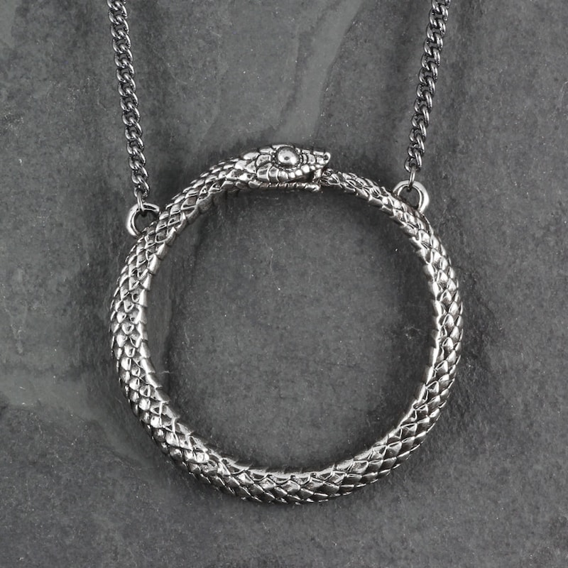 Large Ouroboros Necklace - Etsy