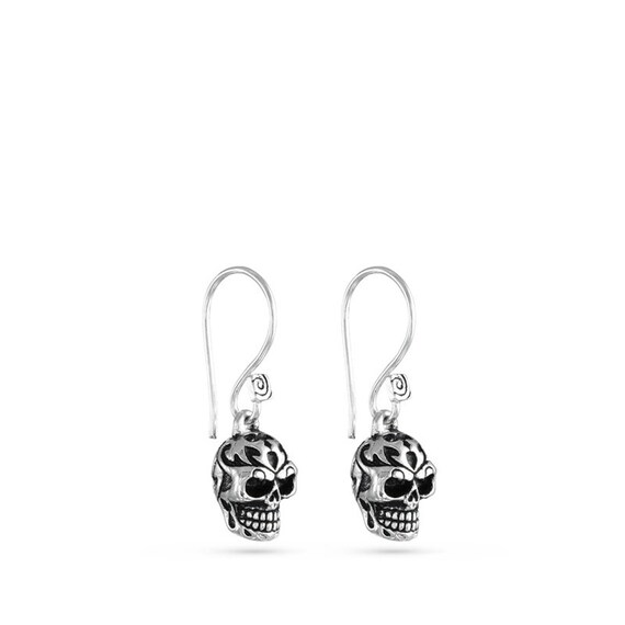 Etsy skull earrings store