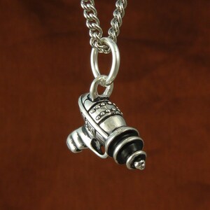 Ray Gun Necklace - Antique Silver Ray Gun Pendant - Sci Fi Jewelry - Etsy