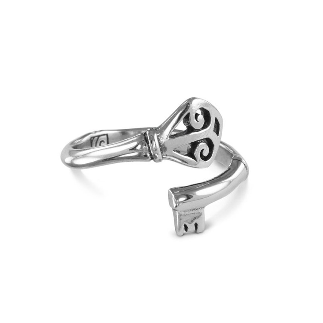 Key Ring - White Bronze Key Ring - Silver Key Ring - Etsy