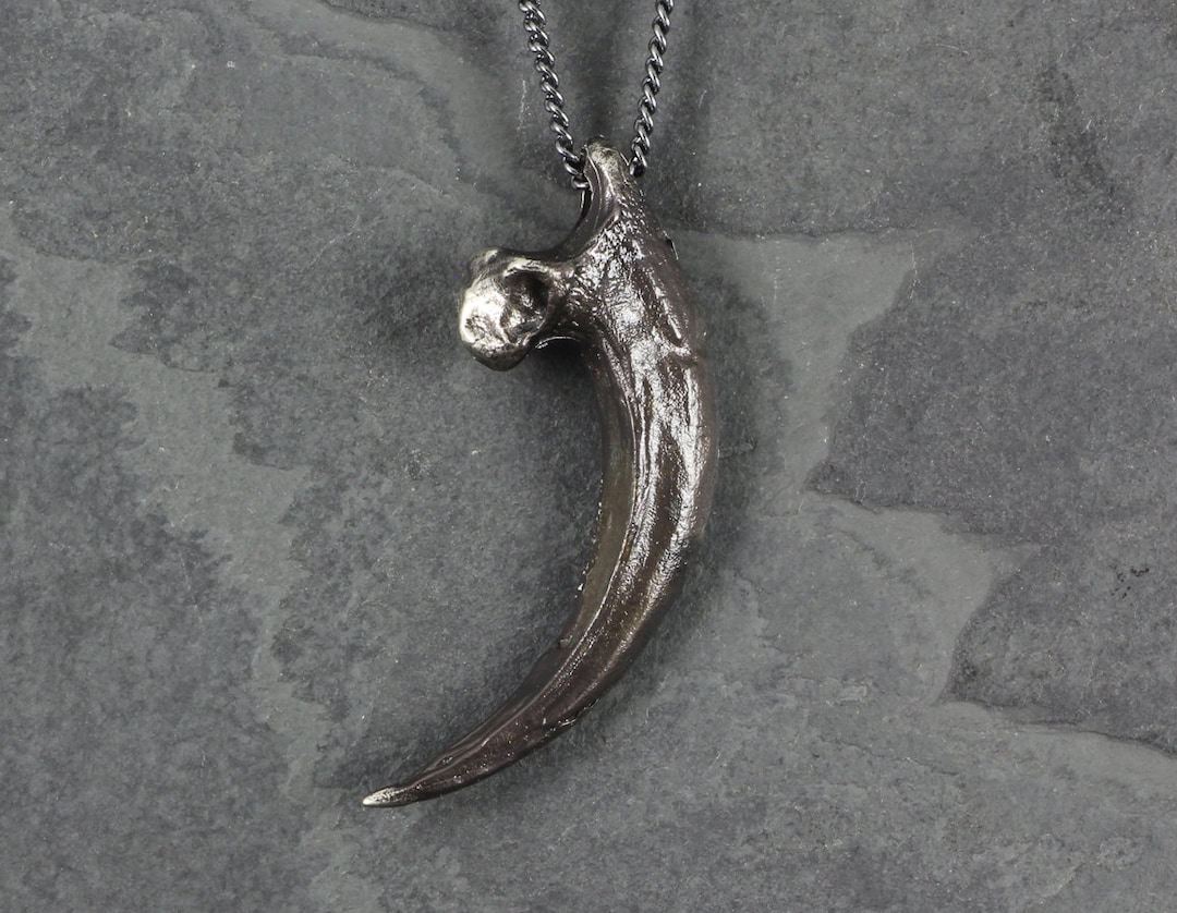 Harpy Eagle Talon - Antique Silver Eagle Talon Pendant - Raptor Talon ...