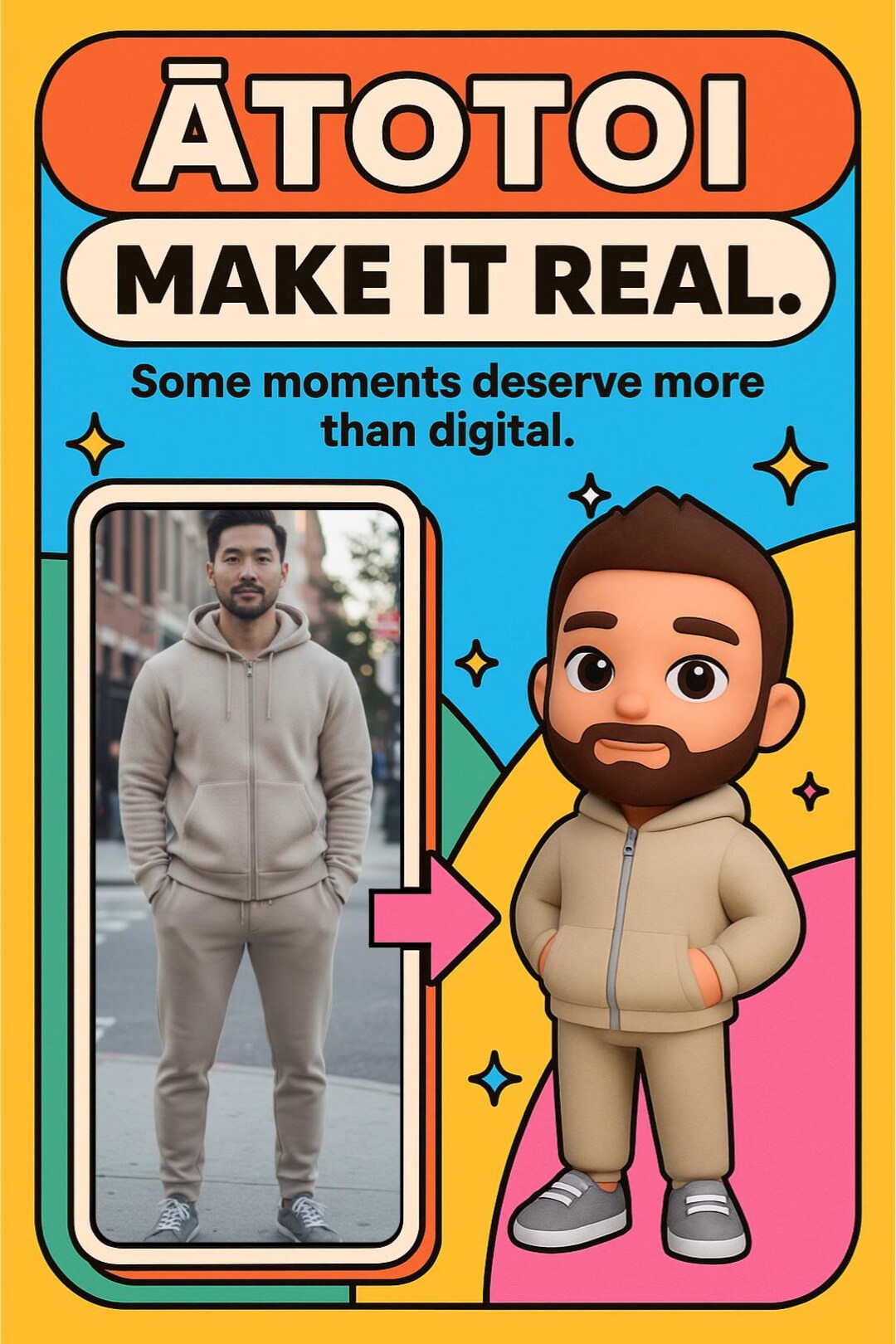 Personalized Memoji-style 3D Figure, 3D Printing, Custom Keepsake ...