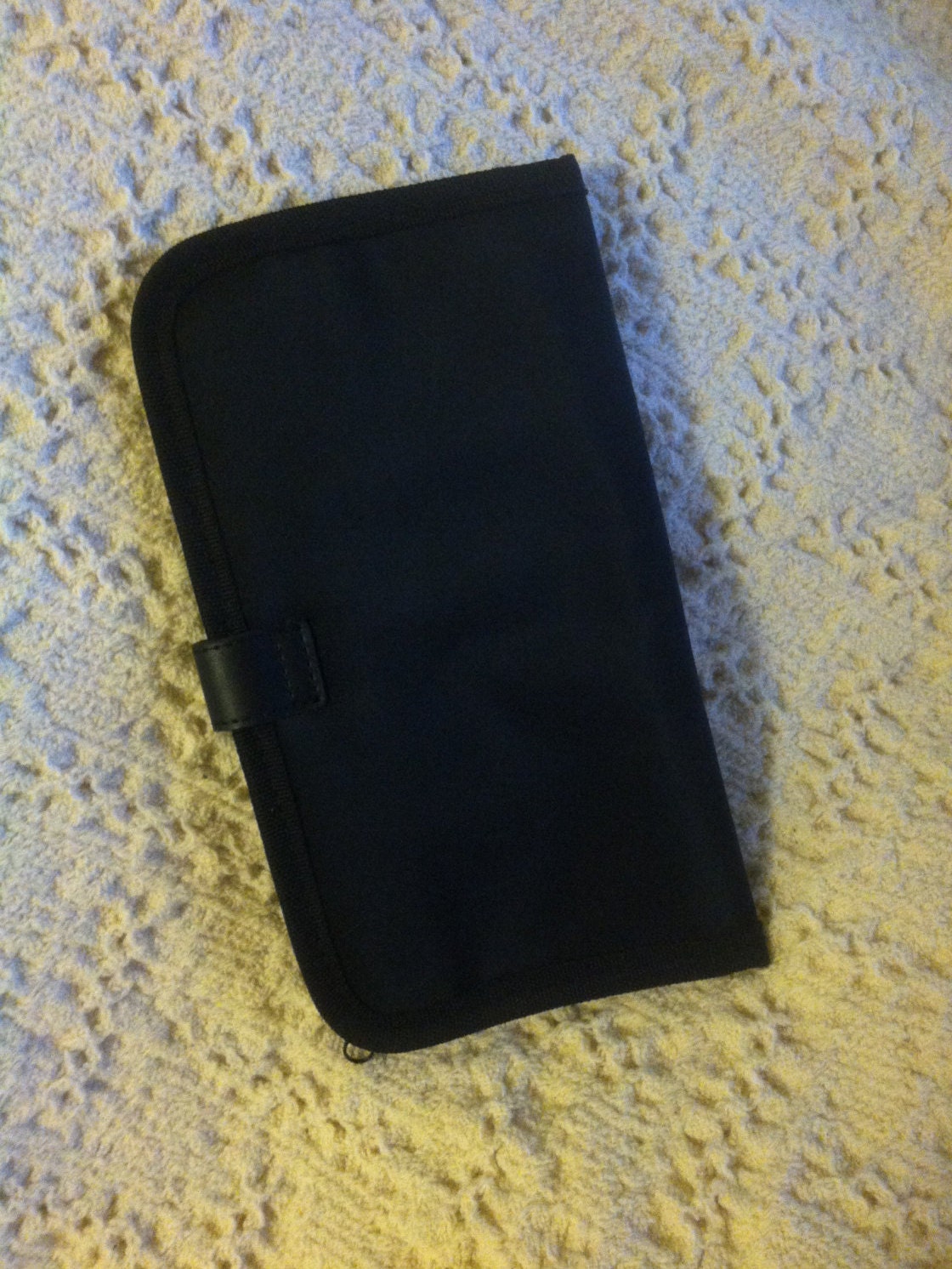 Travelpro Black Nylon Passport Visa ID Documents Ticket Folder Vintage ...