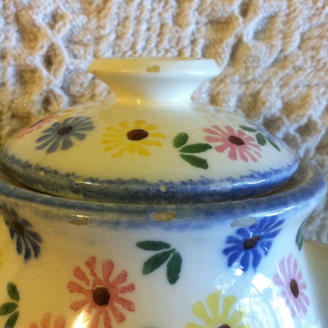 Floral Ceramic Teapot German Vintage White Porcelain Lidded - Etsy