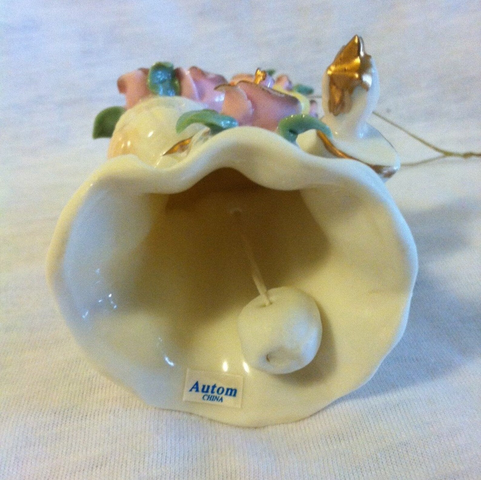 Angel Bell Ornament Vintage Autom Porcelain Angel Ornament Collectible ...