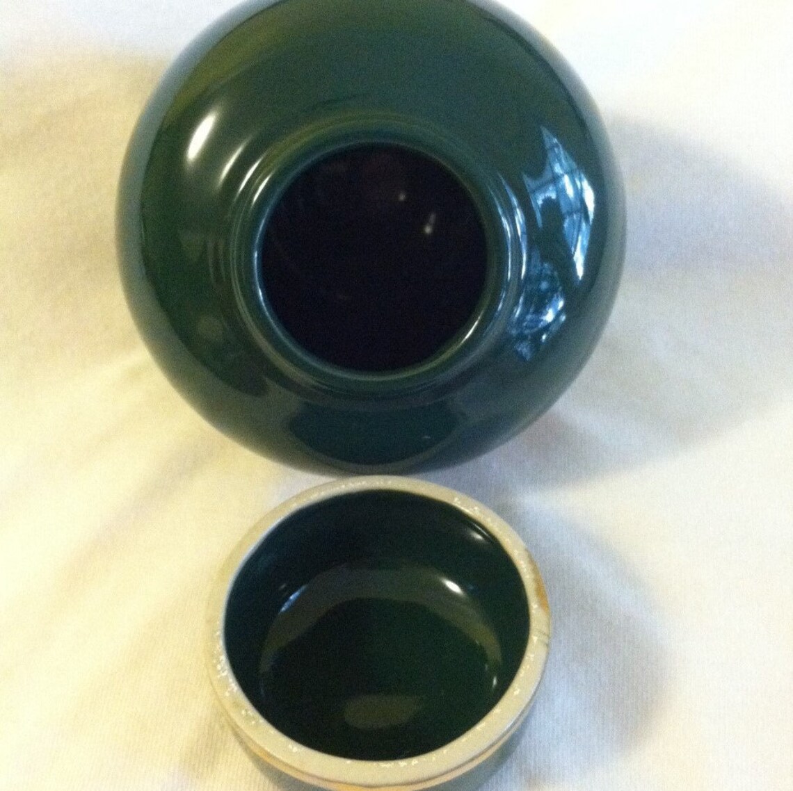 Green Floral Ginger Jar Toyo Jade Kiku Vintage Ginger Jar With - Etsy