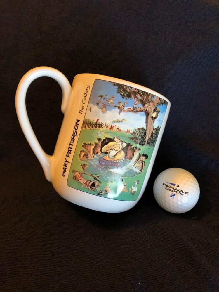 Golf Mug Gary Patterson the Gallery Ceramic Funny Spoof Cup 1996 Rare ...