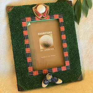 Golf Photo Frame Champions by Amscan Resin Picture Frame Vintage ...