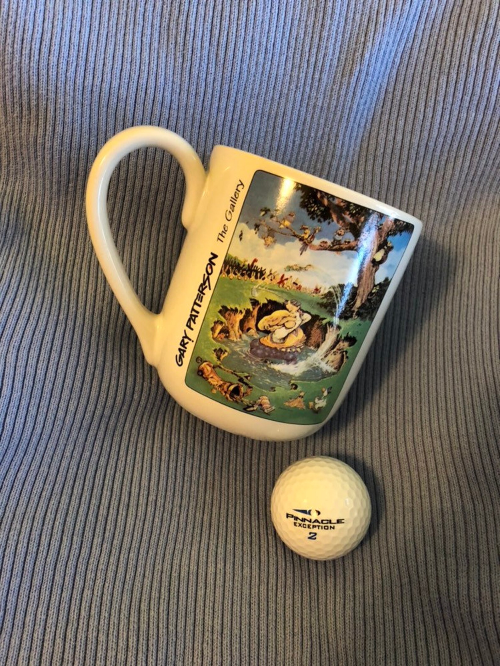 Golf Mug Gary Patterson the Gallery Ceramic Funny Spoof Cup 1996 Rare ...