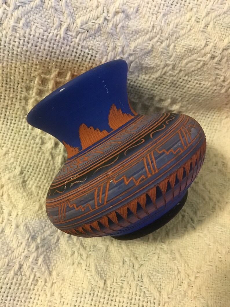 Navajo Pottery Vase Vintage Native American Terra Cotta Clay | Etsy