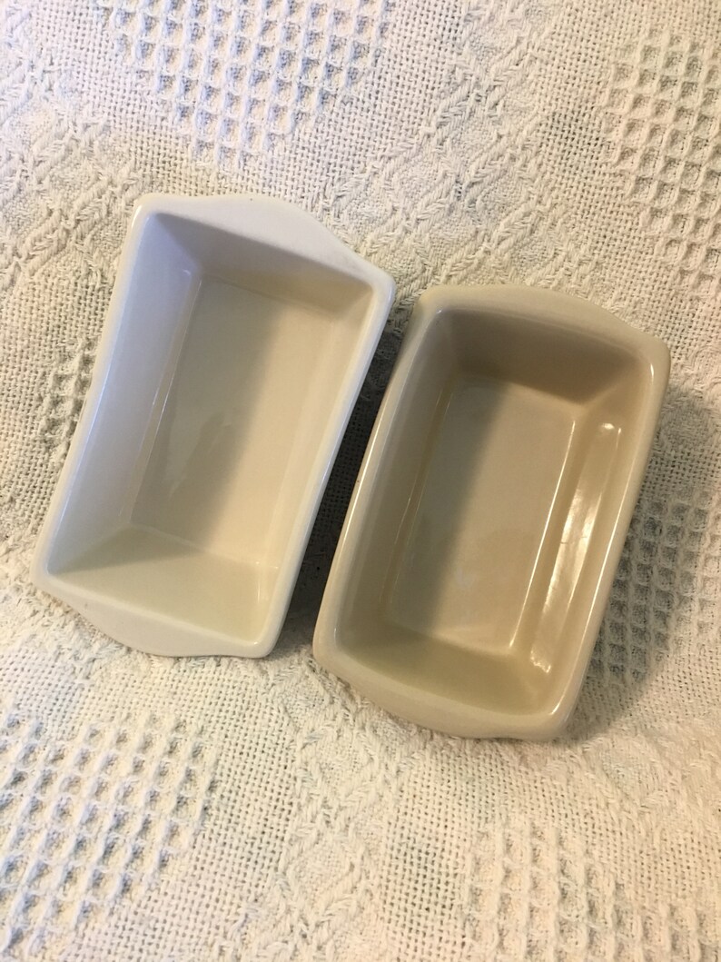 Christmas Mini Loaf Pans Vintage Nantucket Ceramic Stoneware | Etsy