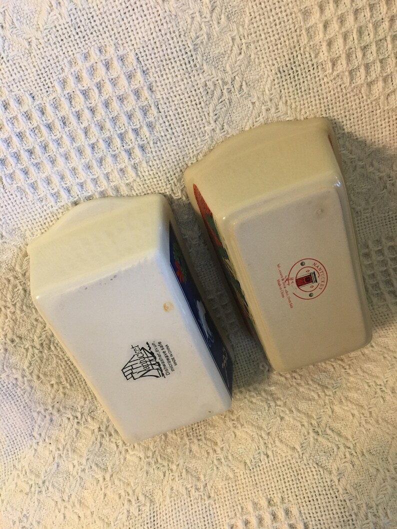 Christmas Mini Loaf Pans Vintage Nantucket Ceramic Stoneware | Etsy