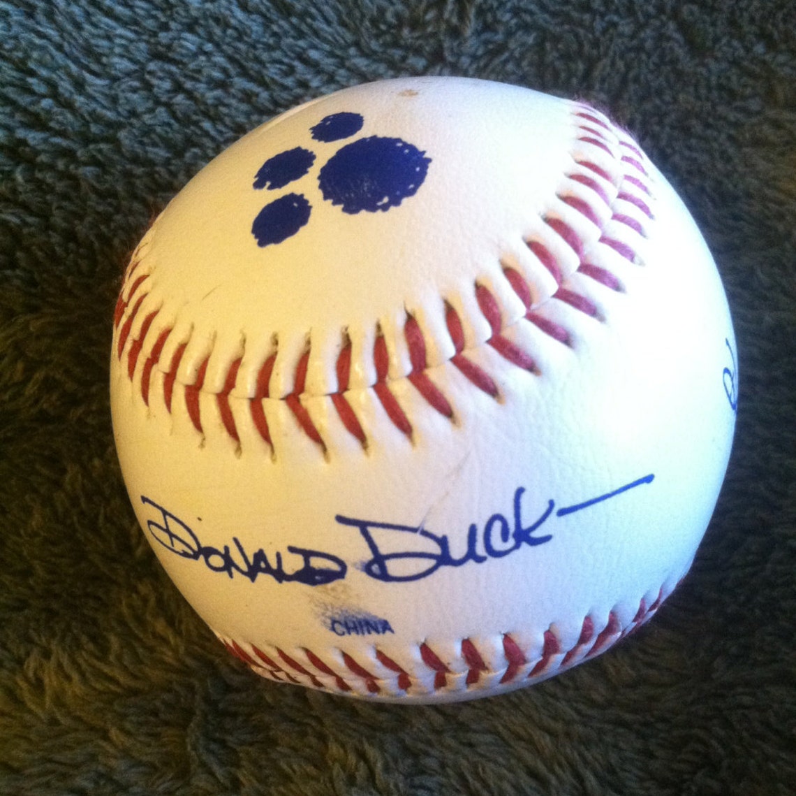 Walt Disney Baseball Vintage Collectible Signed by Mickey Mouse Goofy ...