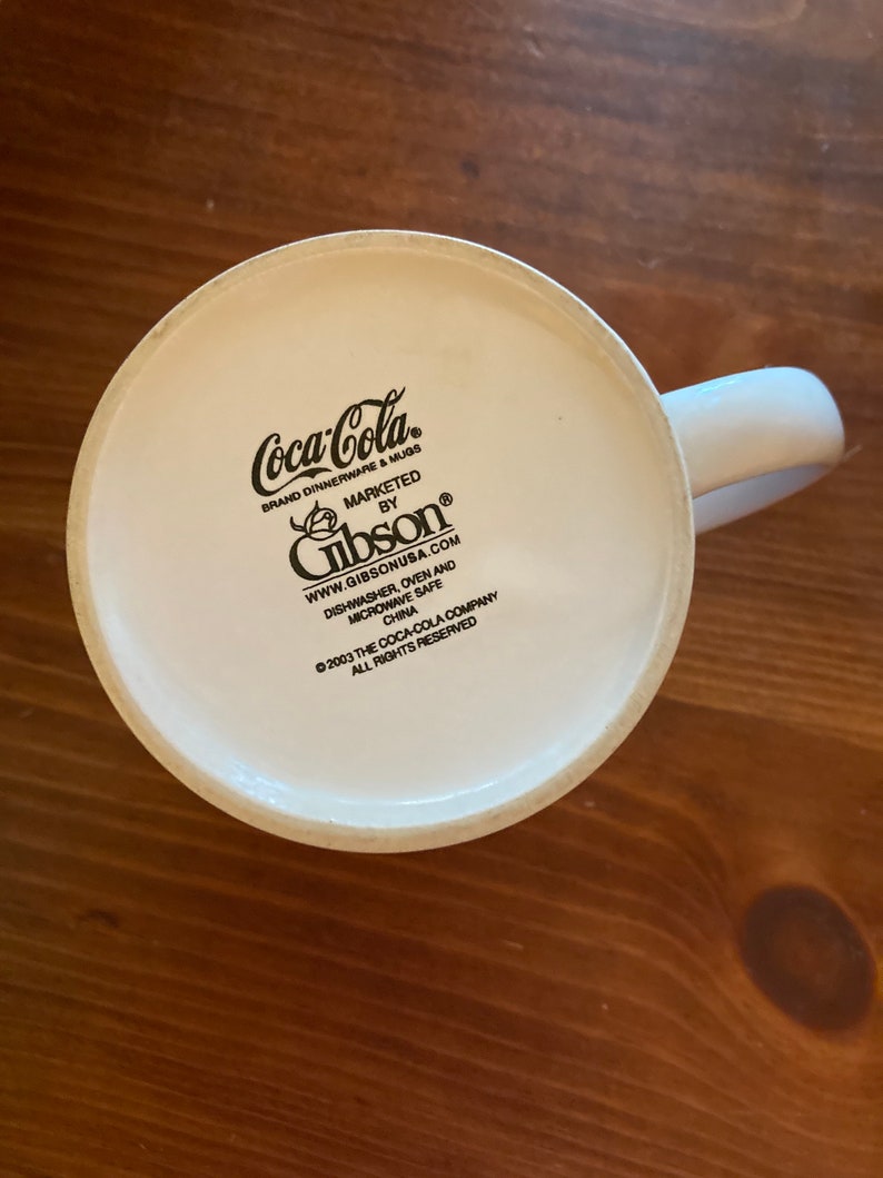 Coca Cola Mug Vintage Ceramic Gibson Coke Collectible Drinking Coffee ...