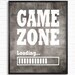 Game Zone Sign Printable Wall Art for Teen Boy Gaming Room Decor, Boys ...