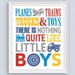 Planes Trains Trucks and Toys Printable Quote for DIY Baby Boy Nursery ...