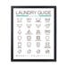 Printable Laundry guide for Laundry Room decor 8x10 11x14 | Etsy