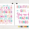Affirmation Wall Art in Spanish, PRINTABLE Positive Words for Boys Room ...