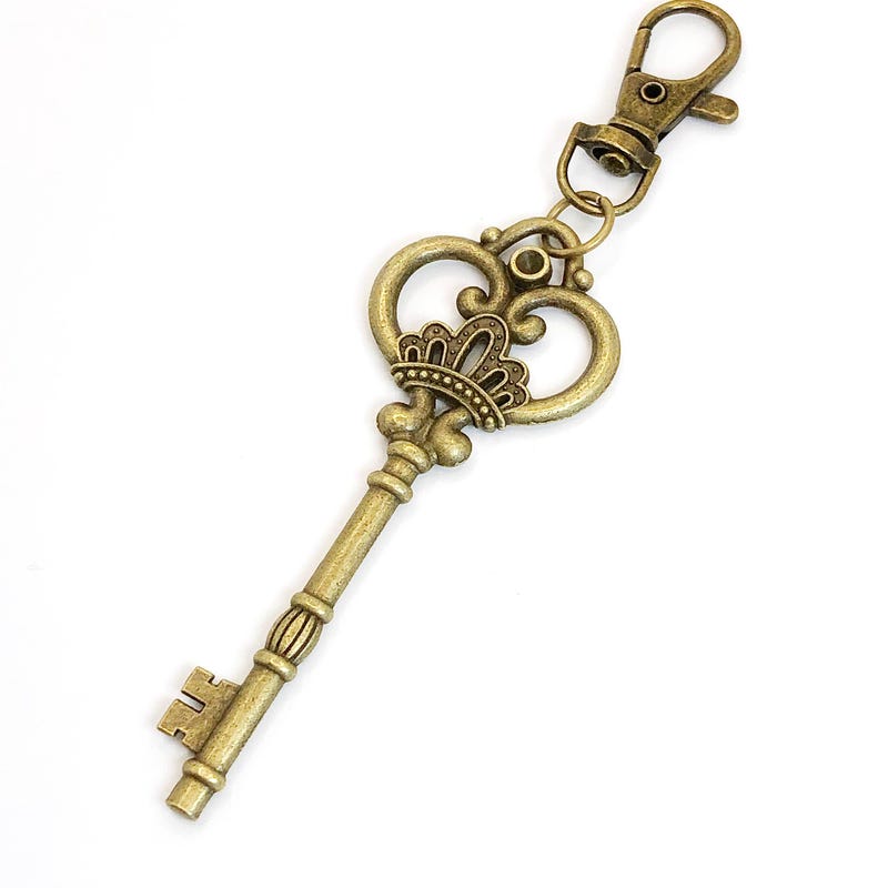 Brass Skeleton Key Hooks - Etsy