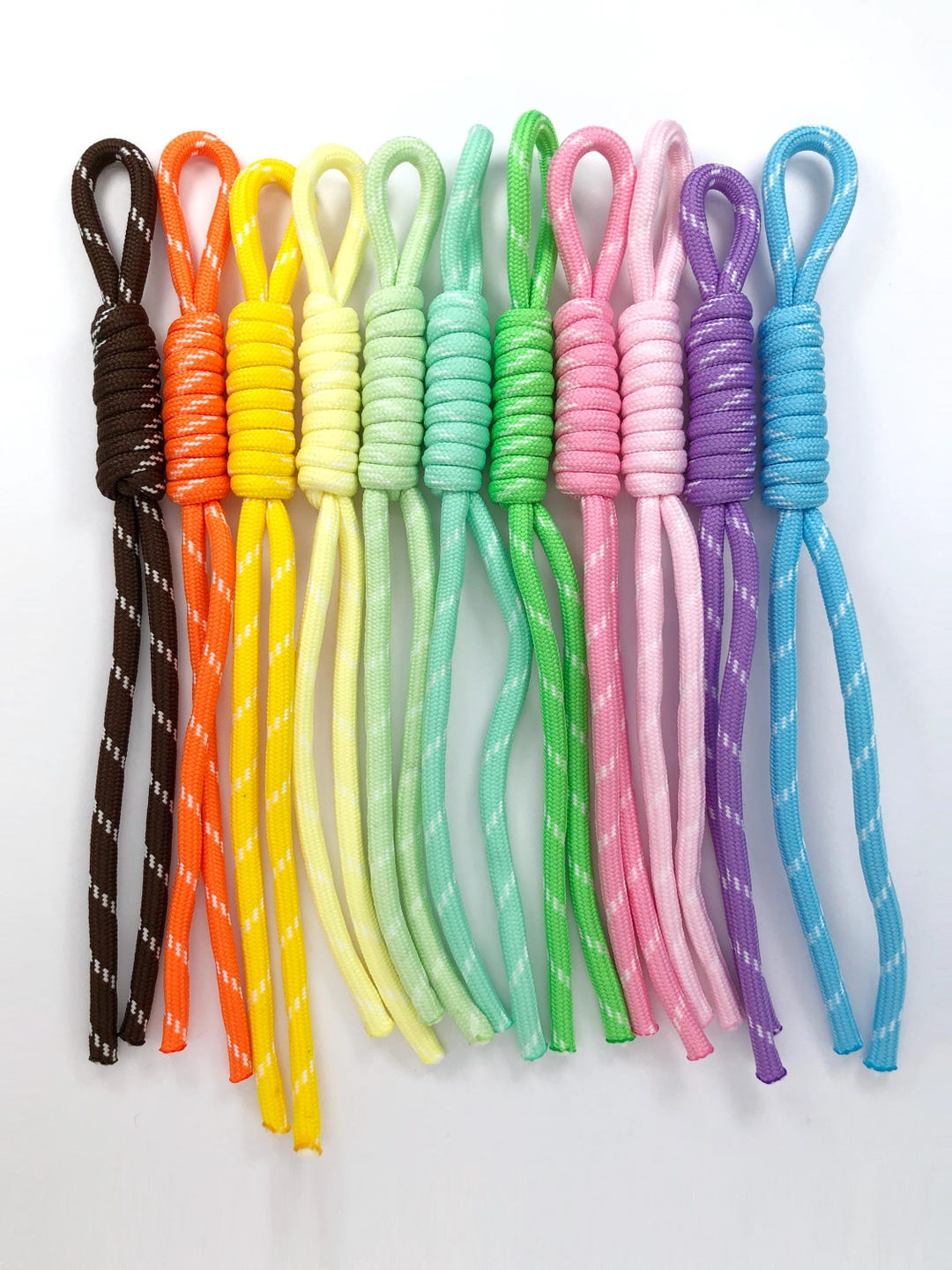 Rope Bag Charm Simple Paracord Keychain: Cute Colorful Rope Charms for ...
