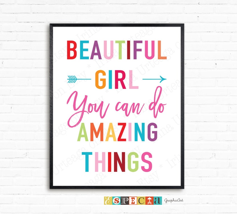 You Can Do Amazing Things PRINTABLE Wall Art Inspirational - Etsy