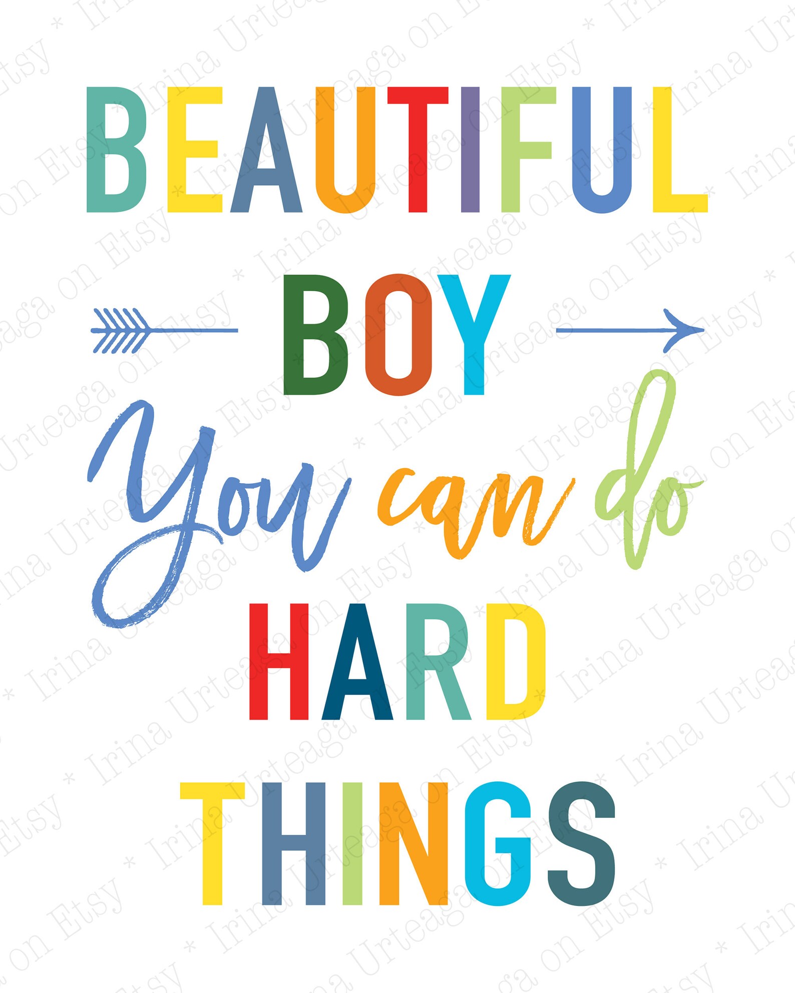 PRINTABLE poster for DIY boy room decor kids nursery or | Etsy