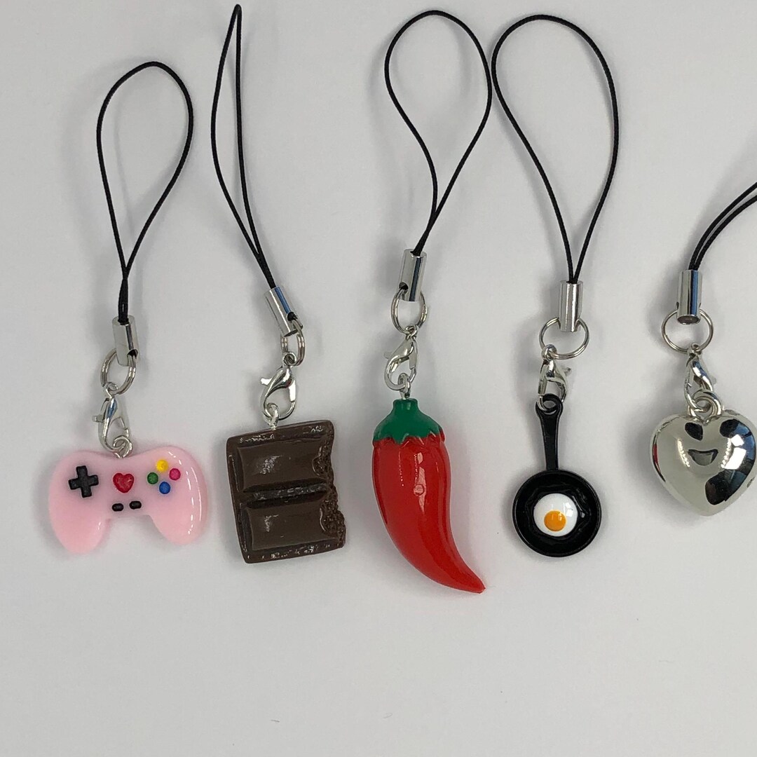 Basic Phone Charms Chocolate Phone Charm, Video Game Controller Charm ...