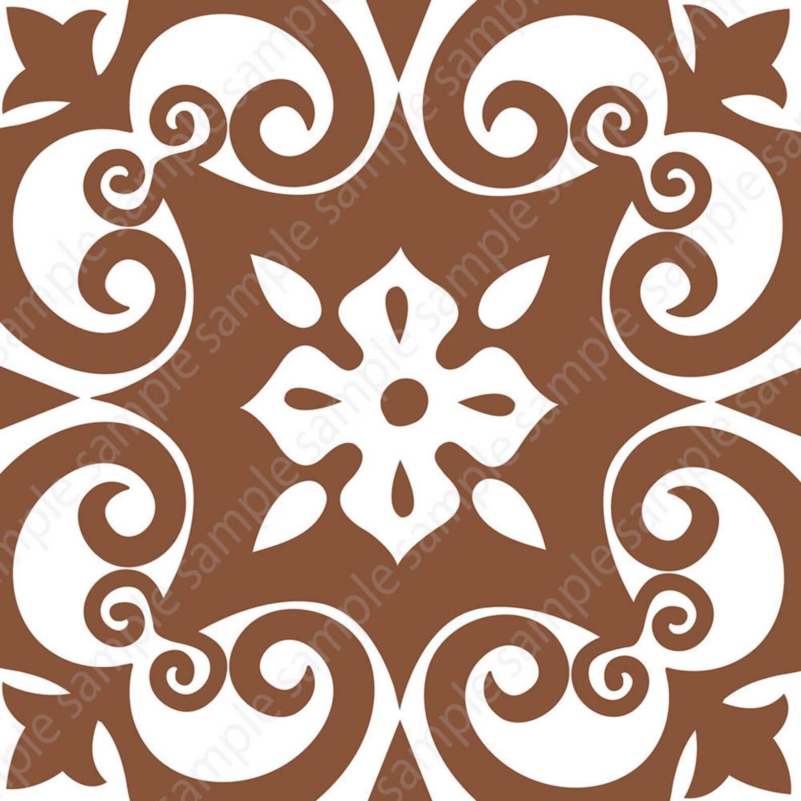 Digital Tiles Mosaic Tile Wall Art Geometric Prints Set of 9 | Etsy