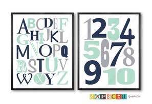 Navy and Gray - Etsy