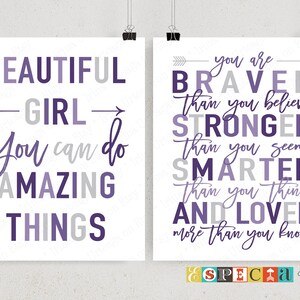 You Can Do Amazing Things Printable Posters, DIY Girl Room Decor ...