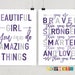 You Can Do Amazing Things Printable Posters, DIY Girl Room Decor ...