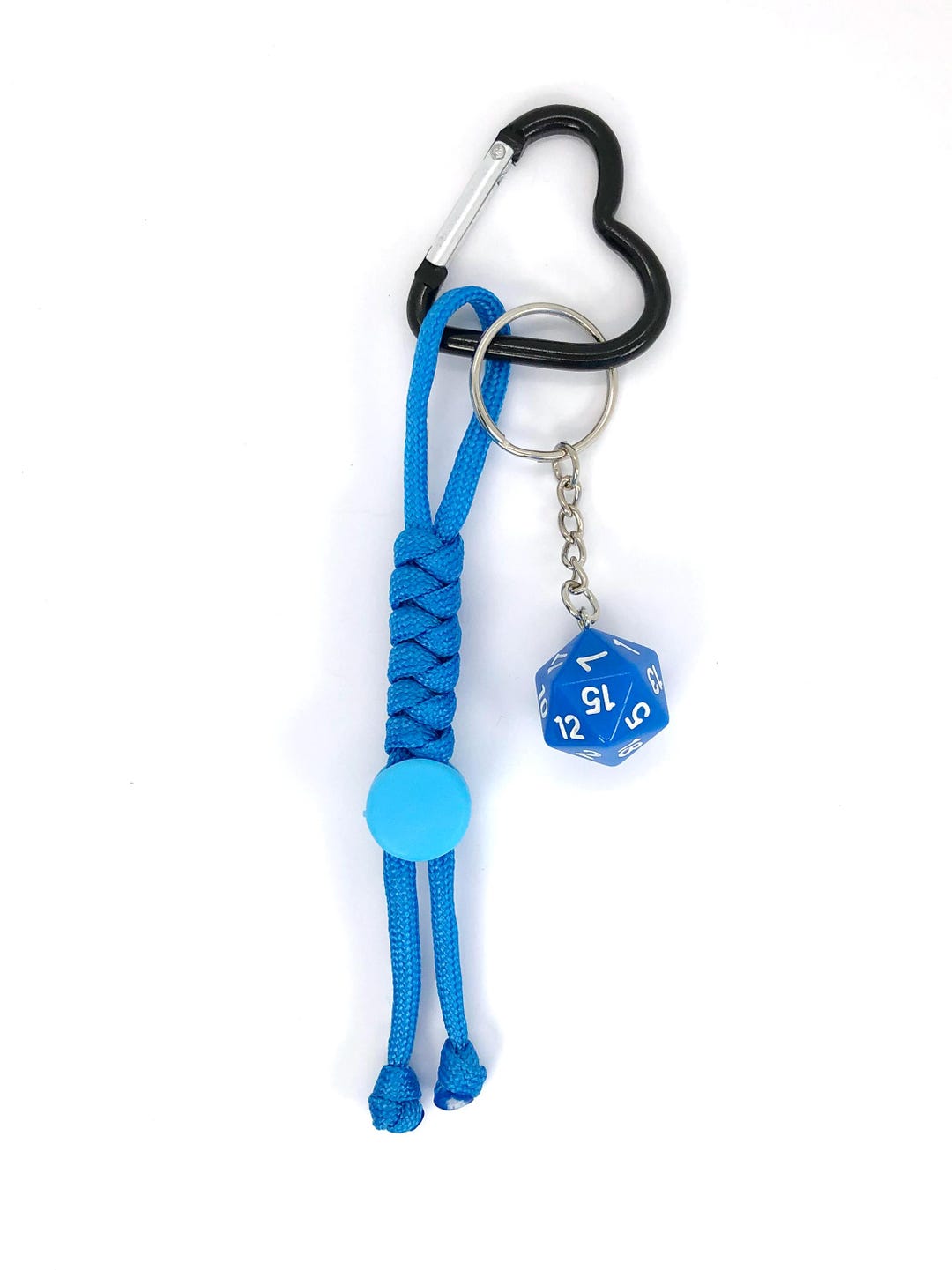 Rope Bag Charm 20-sided Dice Keychain Y2k Purse Accessory, Braided Cord ...