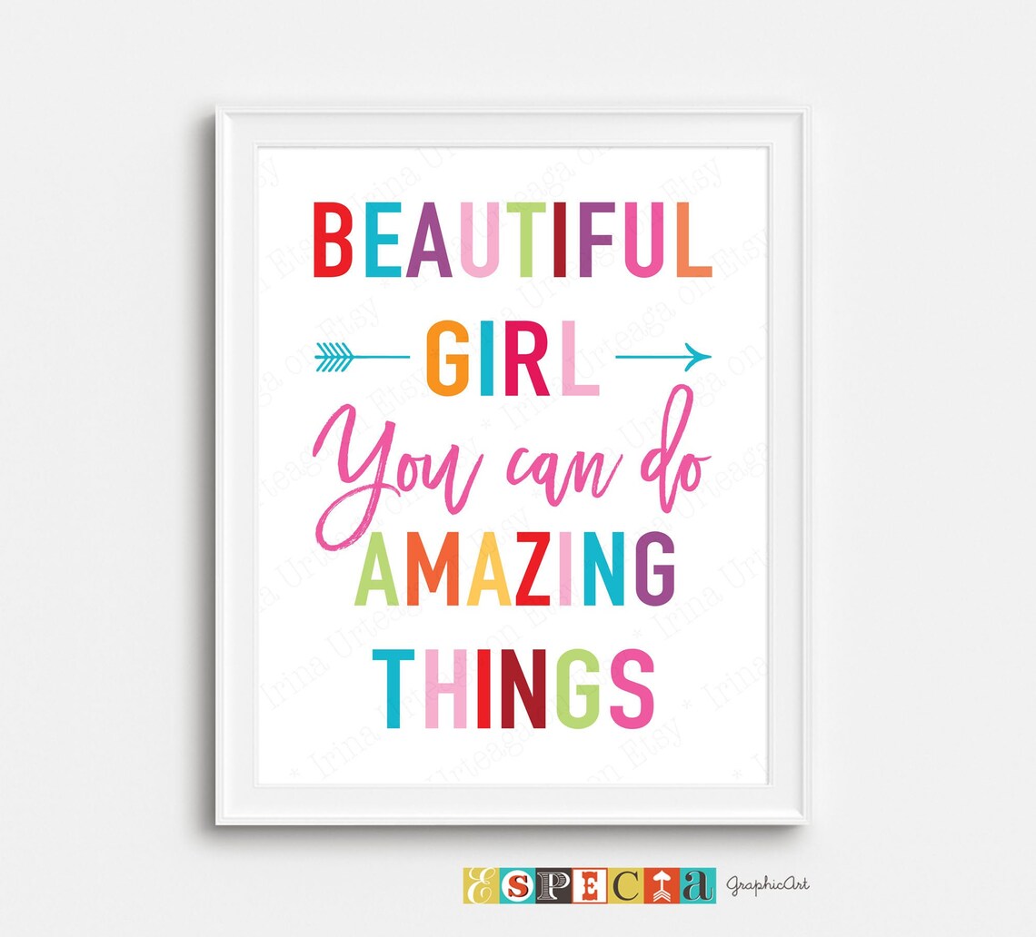 You Can Do Amazing Things PRINTABLE Wall Art Inspirational - Etsy