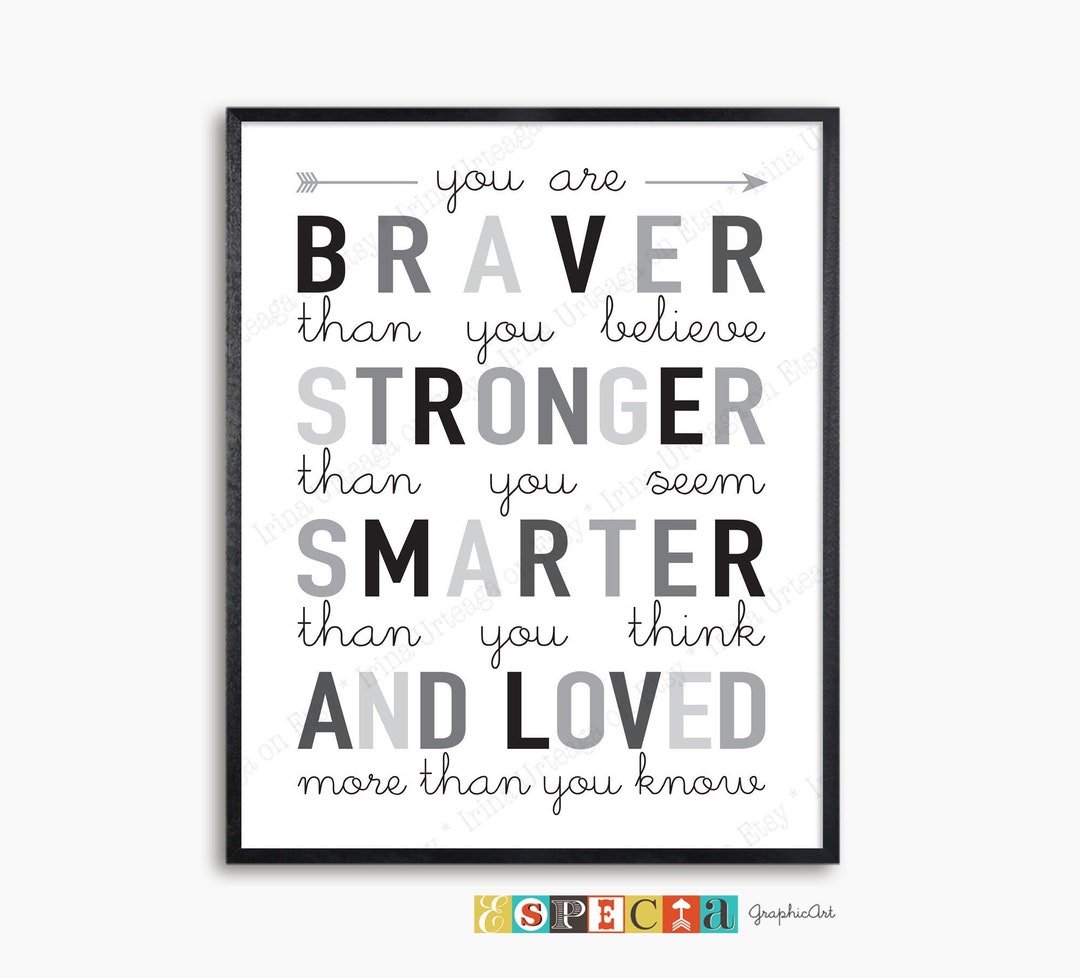 Monochrome Nursery Print, Printable Kids Room Poster, Winnie the Pooh ...