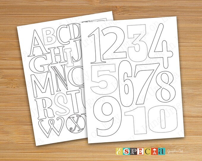 Printable Alphabet Coloring Poster for Kids Entertainment, DIY Letters ...