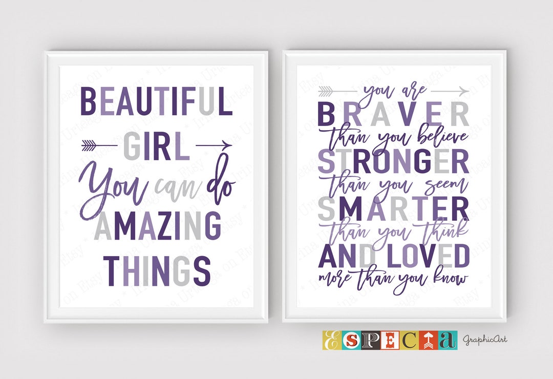 You Can Do Amazing Things Printable Posters, DIY Girl Room Decor ...