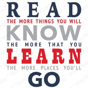 Dr Seuss Quote Printable Wall Art for DIY Boy Room Decor, 8x10 11x14 ...