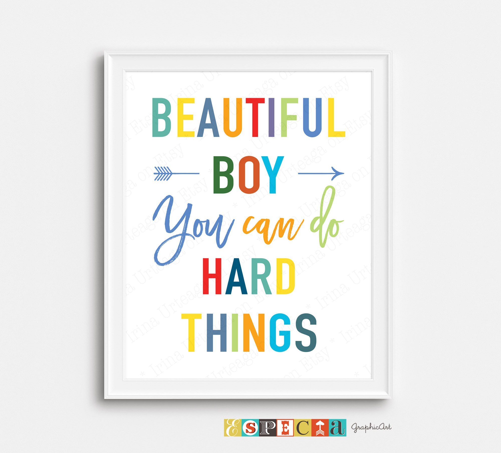 PRINTABLE poster for DIY boy room decor kids nursery or | Etsy
