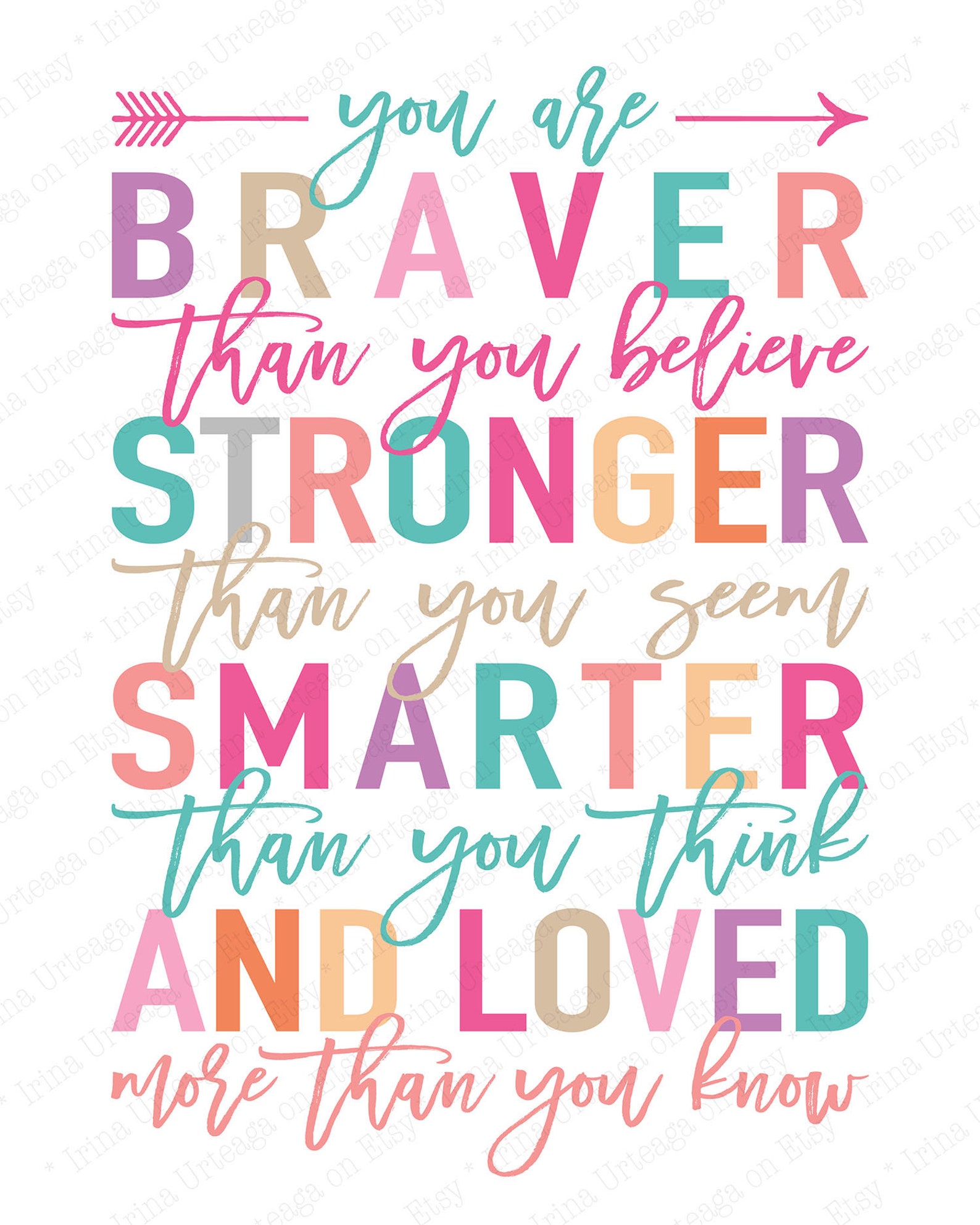 You Are Braver Winnie the Pooh Quote Printable Wall Art for - Etsy