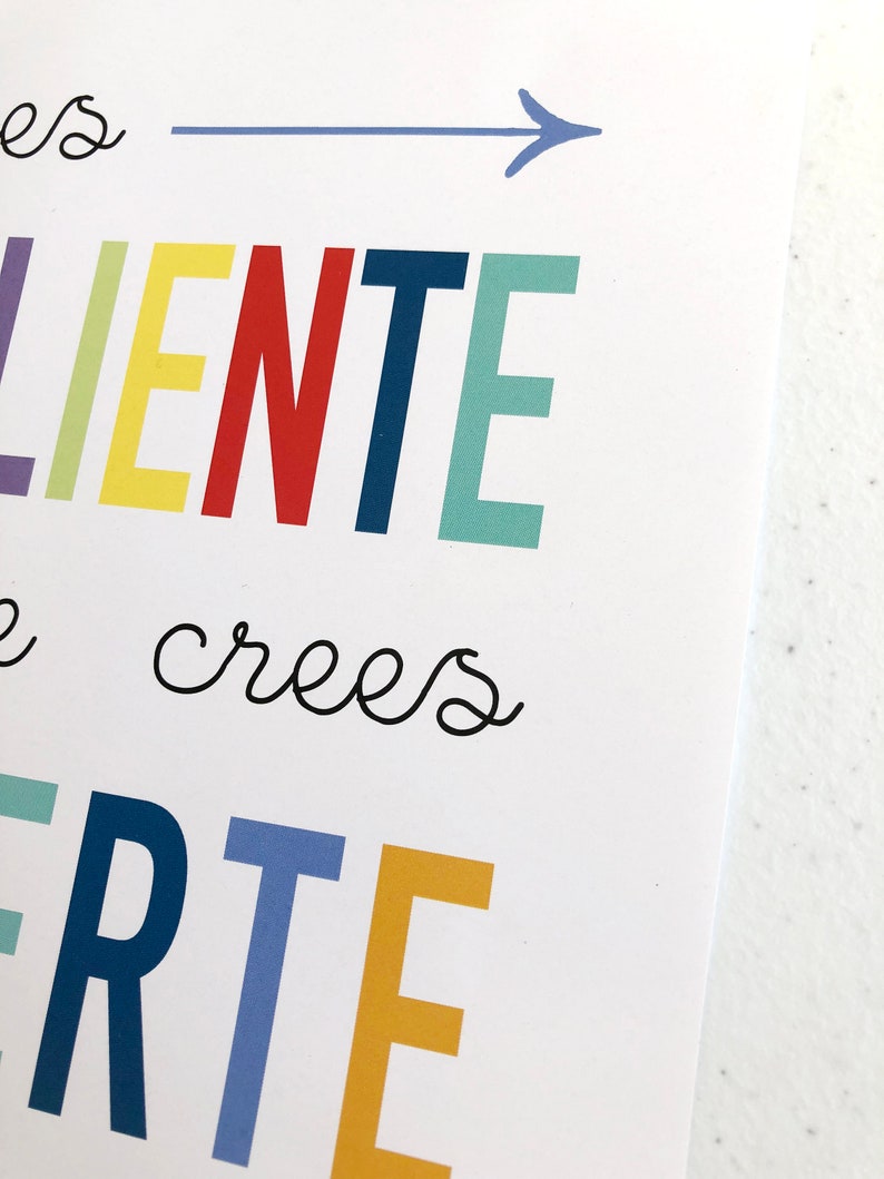 Positive Affirmations for Kids in Spanish, You Are Braver Than You ...